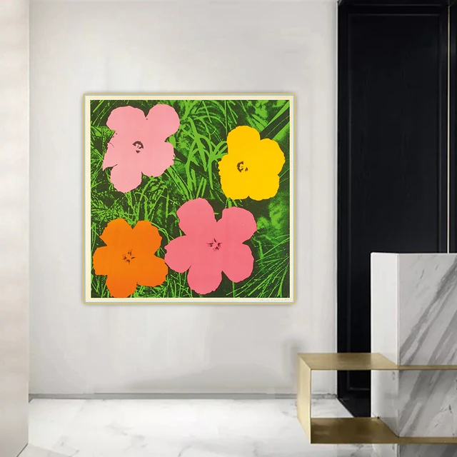 Andy Warhol Pop Art Flowers