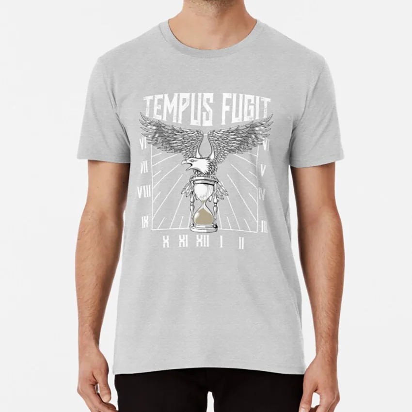 Tempus Fugit Time Flies 라틴어 견적 언어 선물 T 셔츠 tempus fugit time flies 라틴어 ...