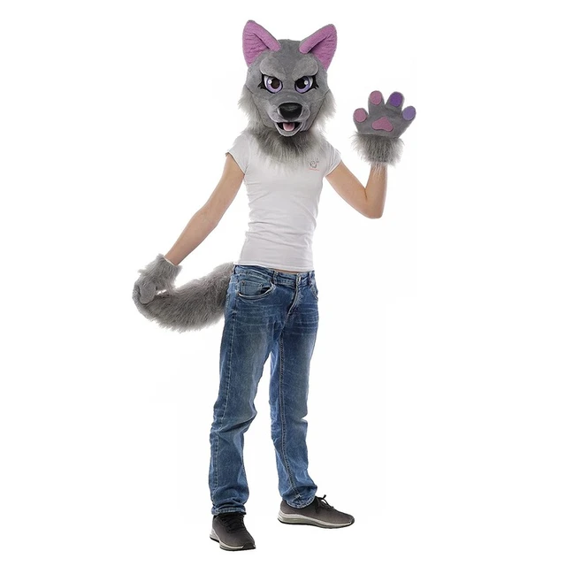 Realistic Wolf Costume For Kids