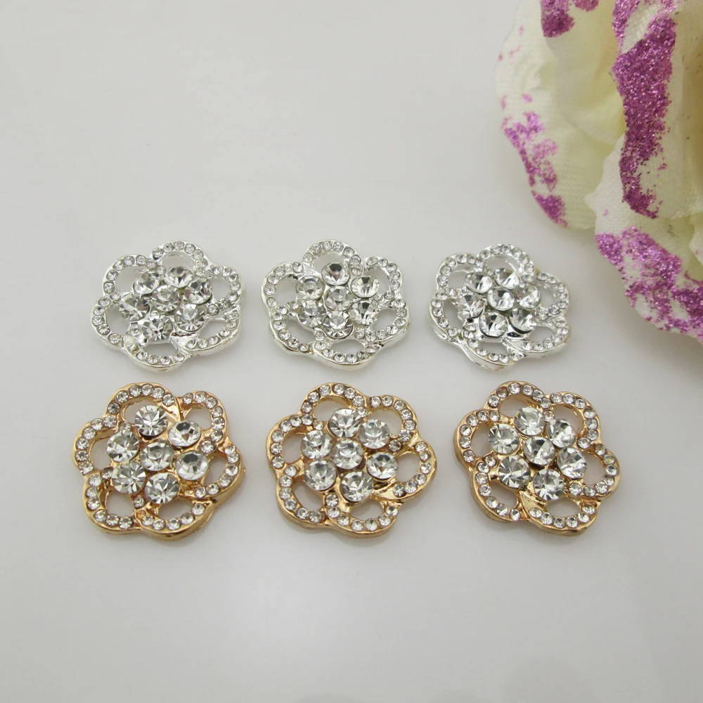 Botones de diamantes de imitación con reverso plano, adornos ...