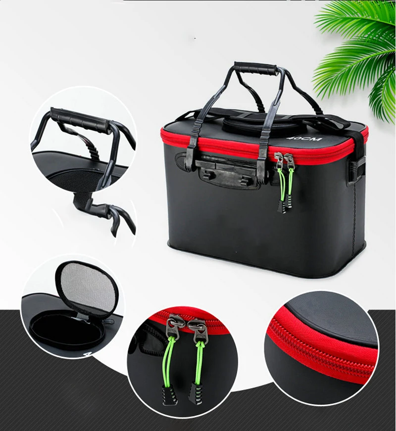40CM-Portable-EVA-Fishing-Bag-Collapsible-Fishing-Bucket-Live-Fish-Box ...