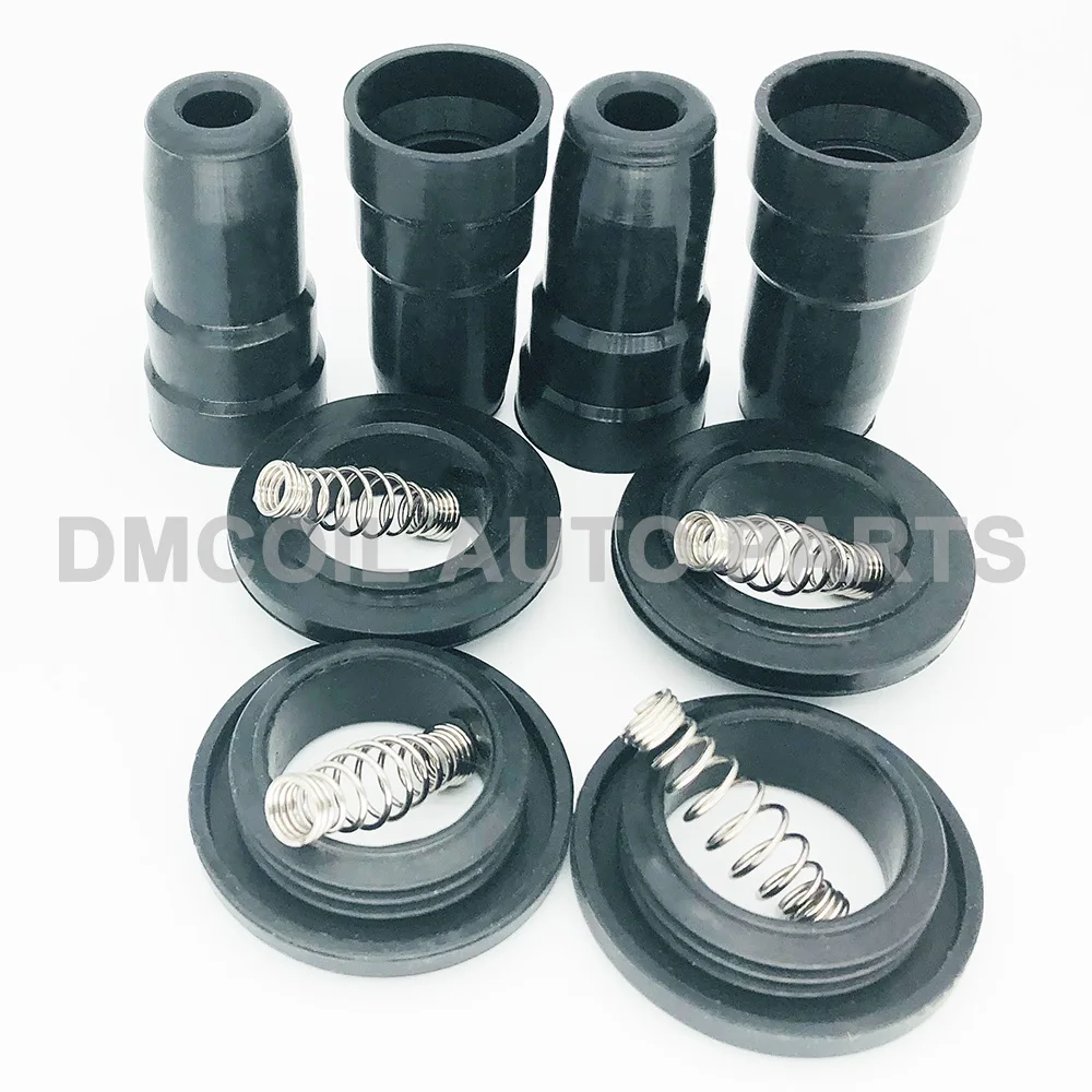 IGNITION COIL RUBBER BOOTS WITH SPRING AND RING FOR OPEL CHEVROLET AVEO ...