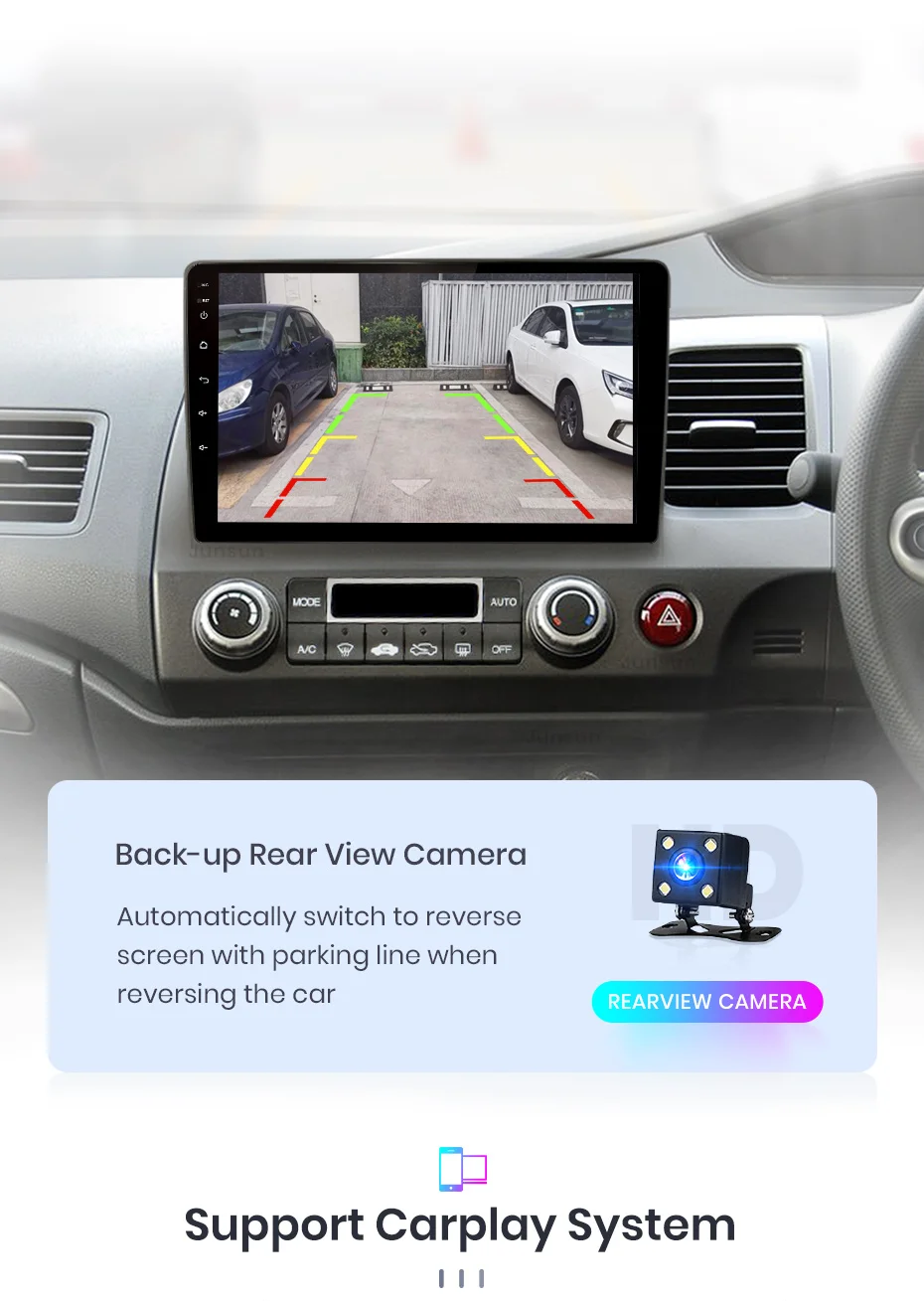 Купить Junsun 4G Android магнитола для Honda N-BOX II 2 JF3/4 2017 - 2021, цена 5314 грн — Prom ...