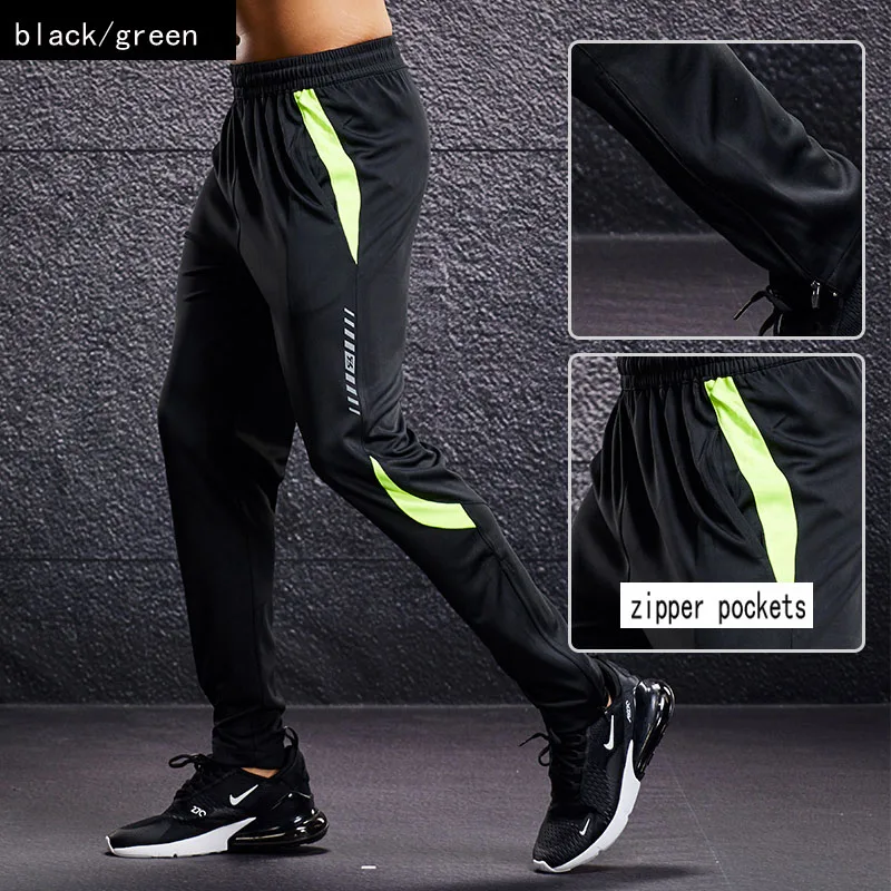 Sport Pants Men Running Pants With Zipper Pockets Training Joggings Men ...