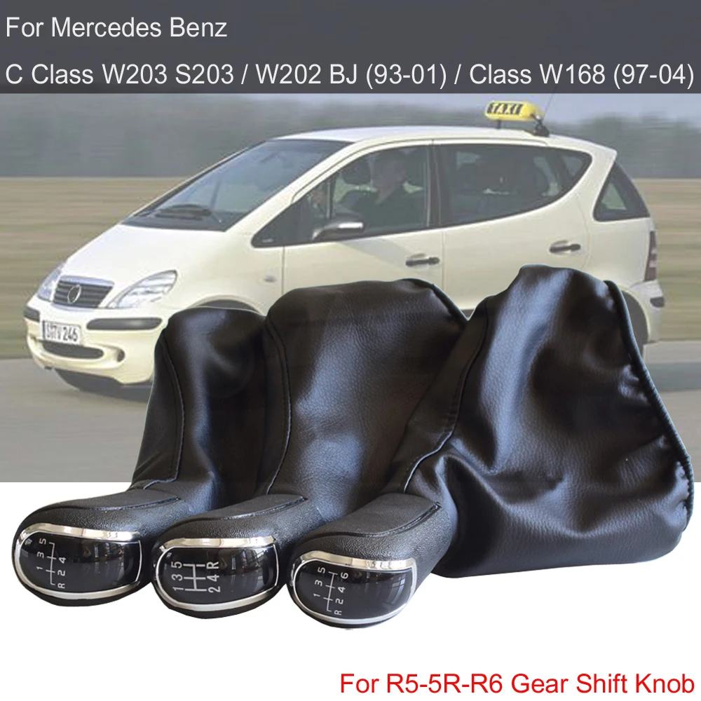 Car-Styling-Lever-Shift-Gear-Knob-For-Mercedes-Benz-C-Class-W202-W208-E ...