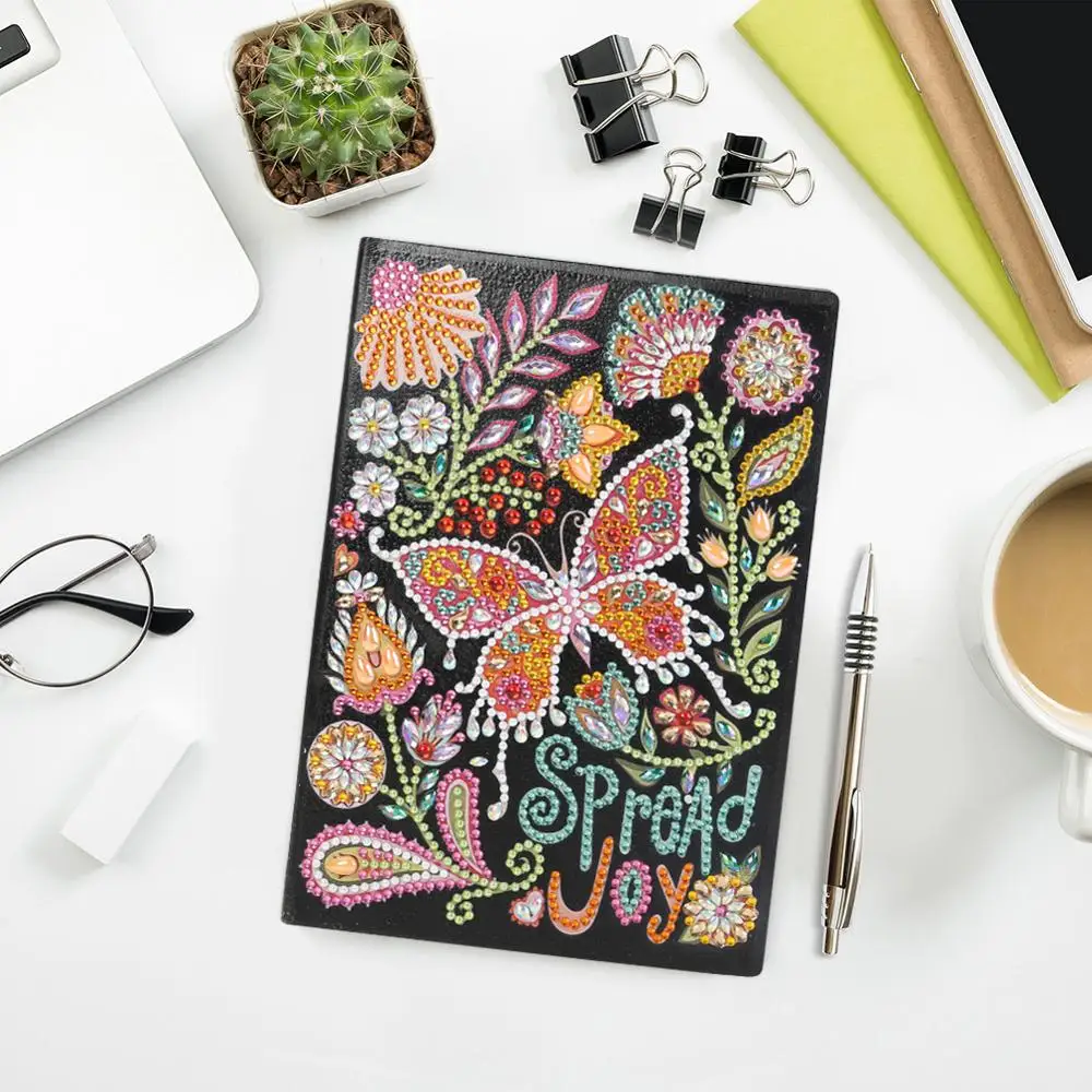 50 Pages Diamond Painting Notebook Diy Mandala Special Shaped Diamond ...