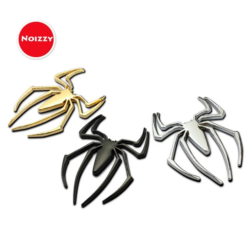 Noizzy Spider Logo Sect Car Sticker Emblem Auto Motorcycle Badge 3D ...