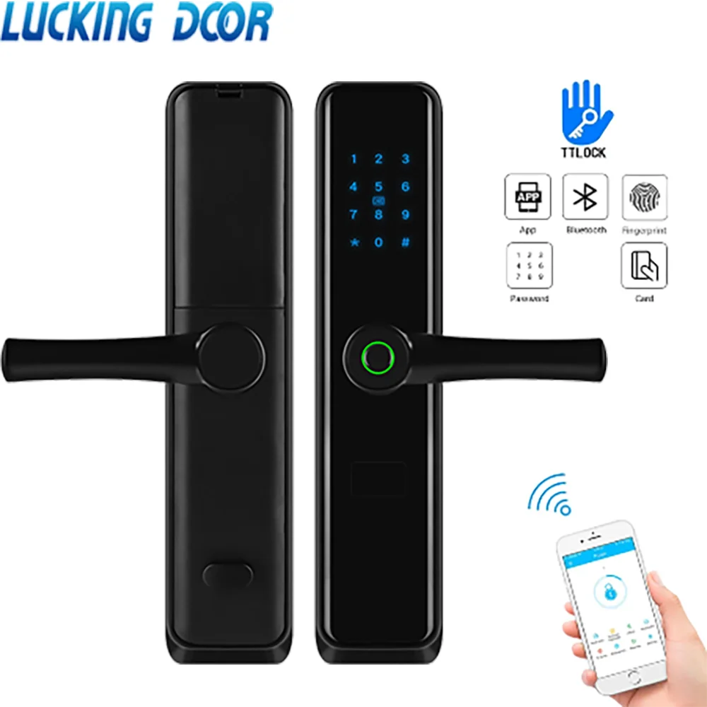 Bluetooth-Wifi-Door-Lock-TTlock-App-Control-Fingerprint-Smart-Door-Lock ...