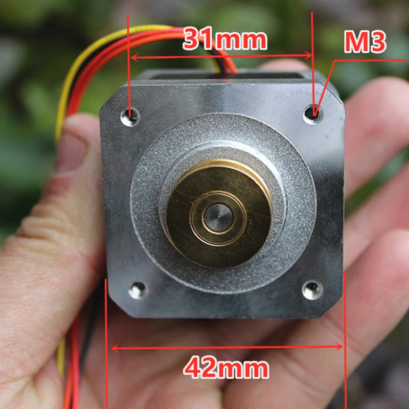 Micro 42MM Precision Stepper Motor 1.8 Degree 2-phase 4-wire Stepping ...