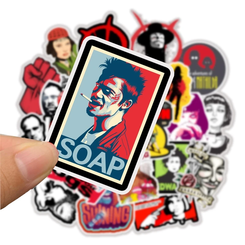 50pcs Classic Movie Stickers for Luggage Laptop Art Painting Kill Bill ...
