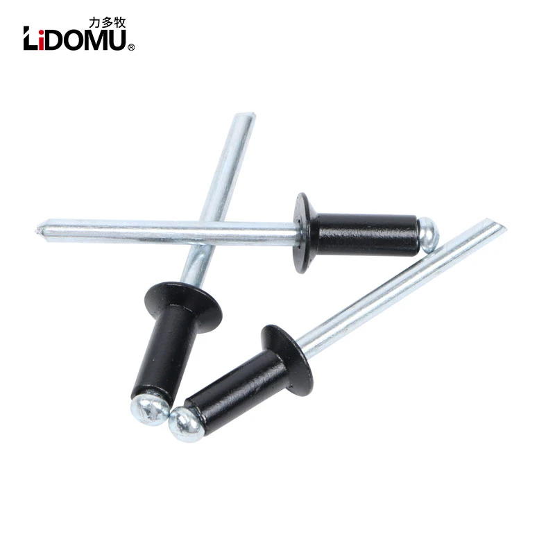 30/50pcs Aluminium Countersunk Head Black Blind Rivets Standard Type 2 ...