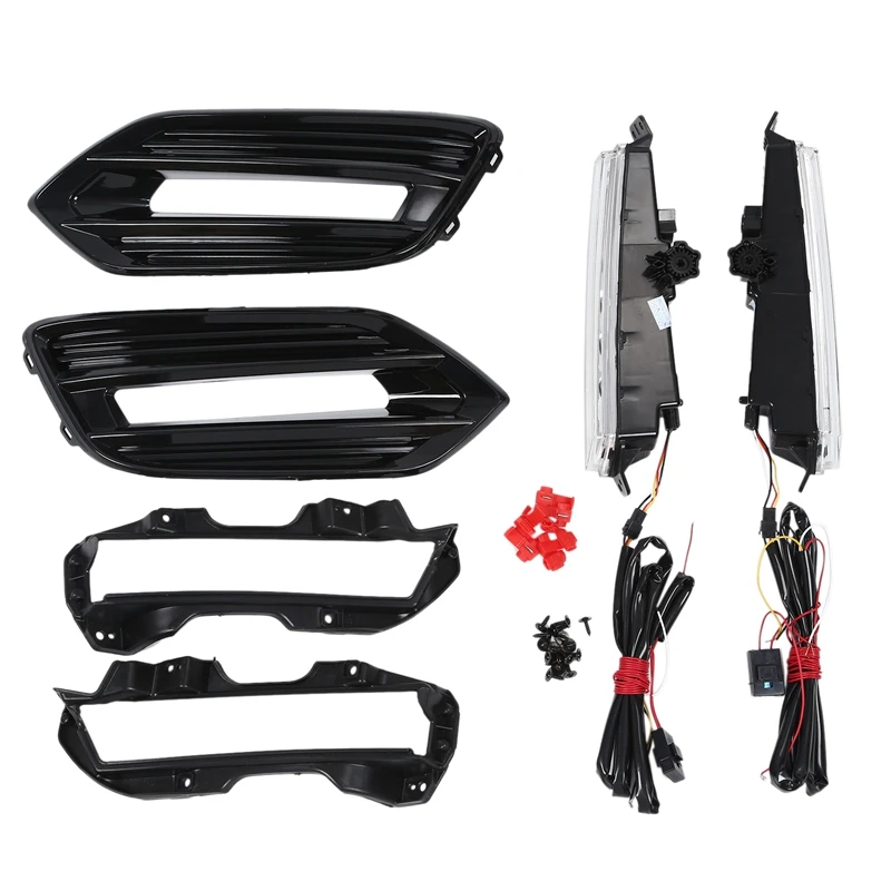 New Newest LED DRL Daytime Running Light Fog Lamp Kits for Honda HRV ...