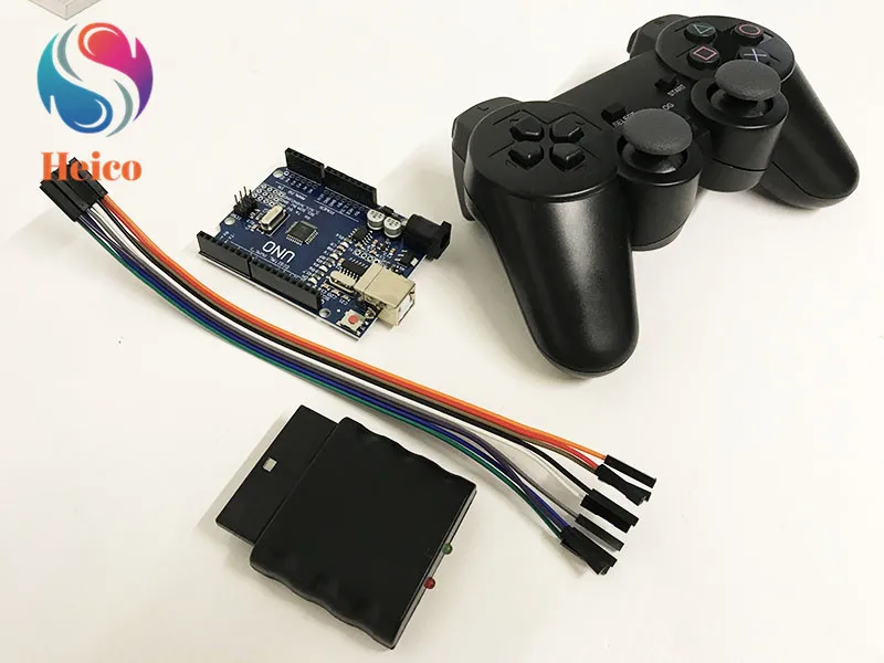 PS2-Wireless-Remote-Control-Handle-Bluetooth-Controller-Kit-Motor-Drive ...