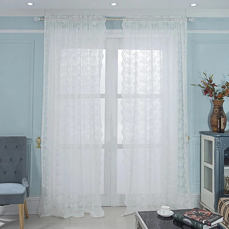 White-Lace-Curtain-Window-Mosquito-Net-Fly-Screen-Curtain-for-Bathroom ...