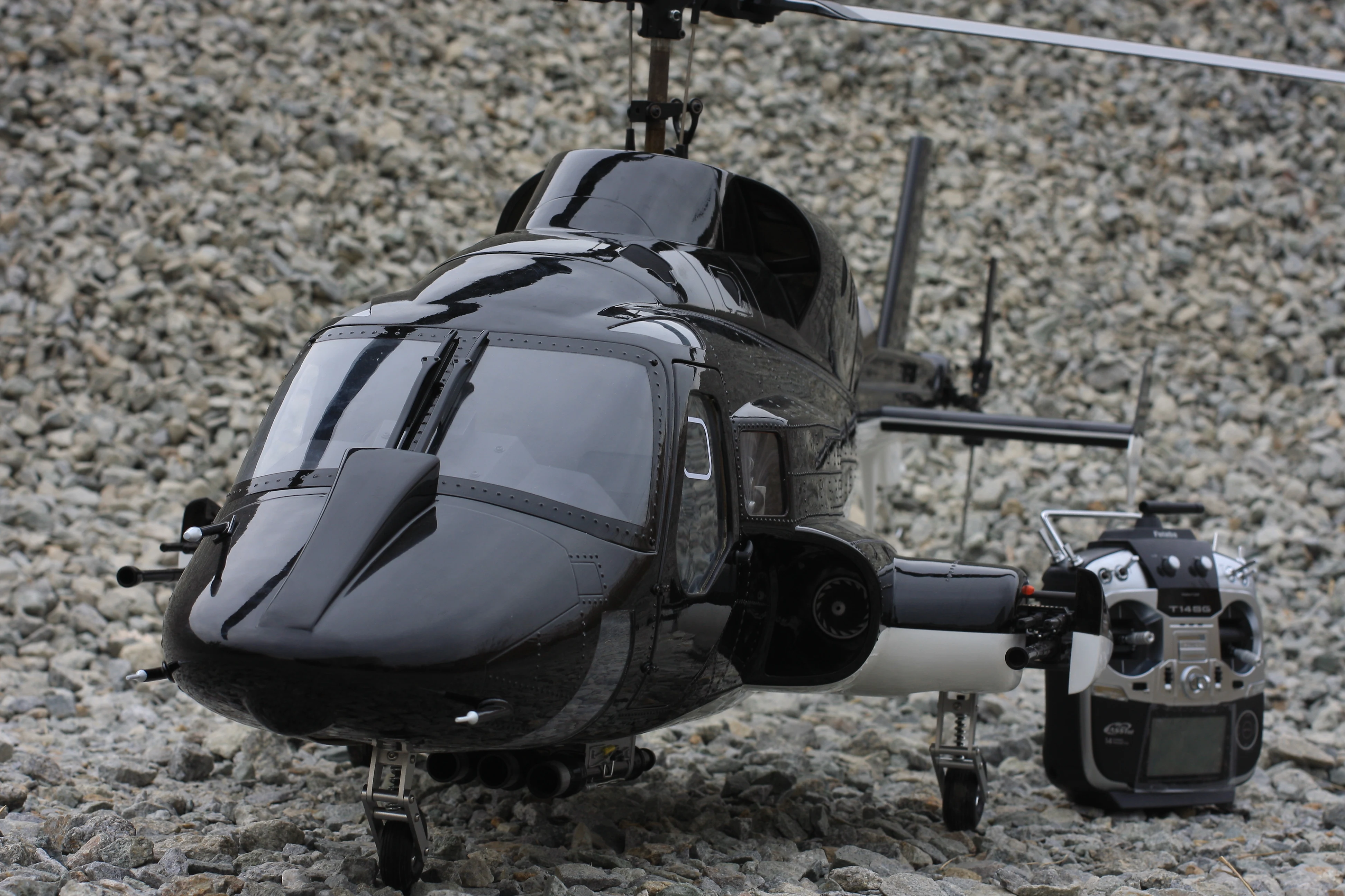 Advance sale 800 size Airwolf Black fuselage Helicopter Mechanik Advance sale 800 size Airwolf Black fuselage Helicopter Mechanik