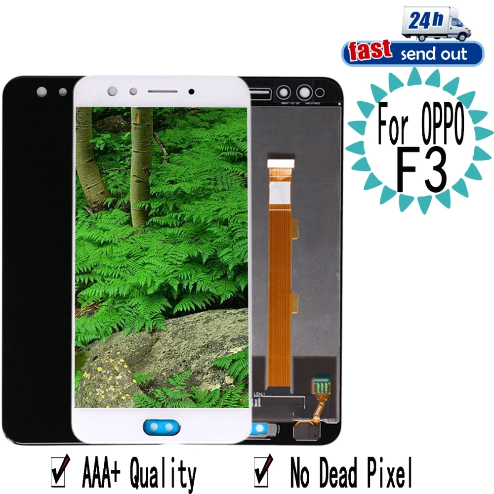 5.5" F3 Lcd For Oppo F3 Lcd Display Cph1609 Touch Screen Digitizer ...