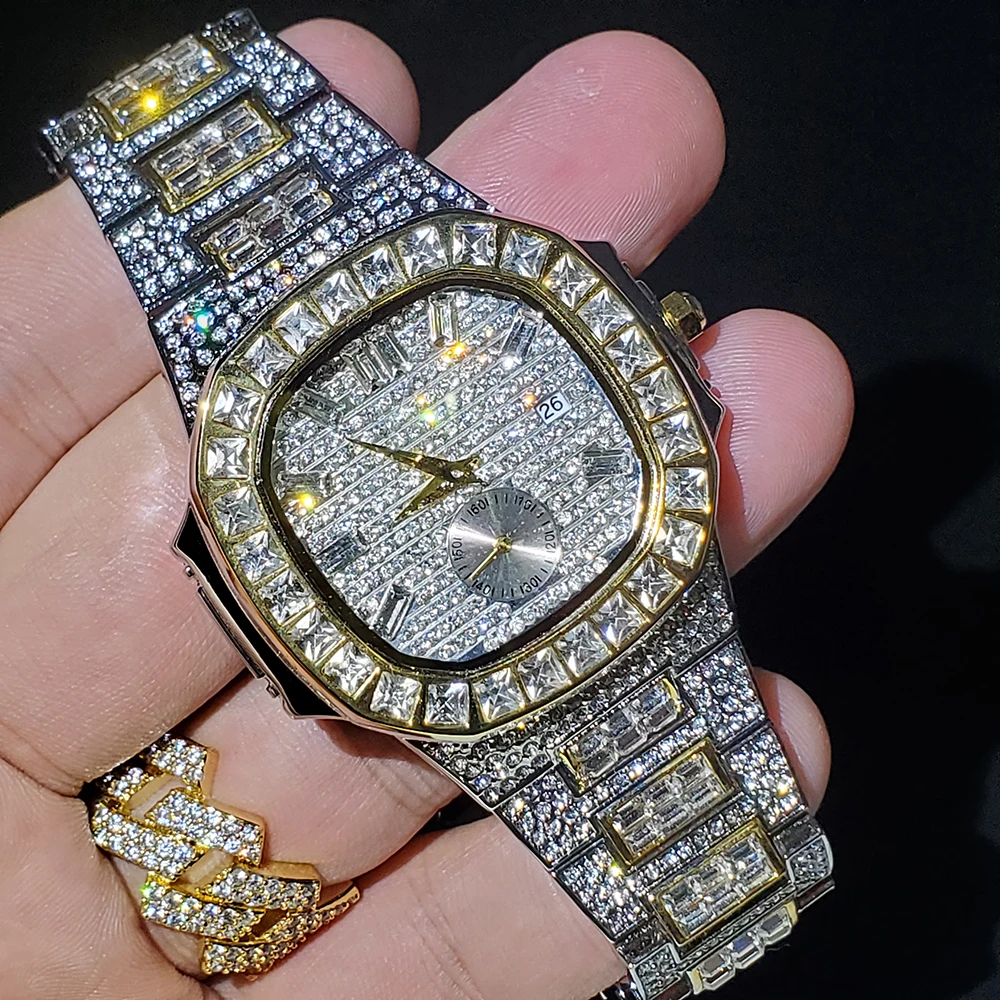 Gold Diamond Watches For Men