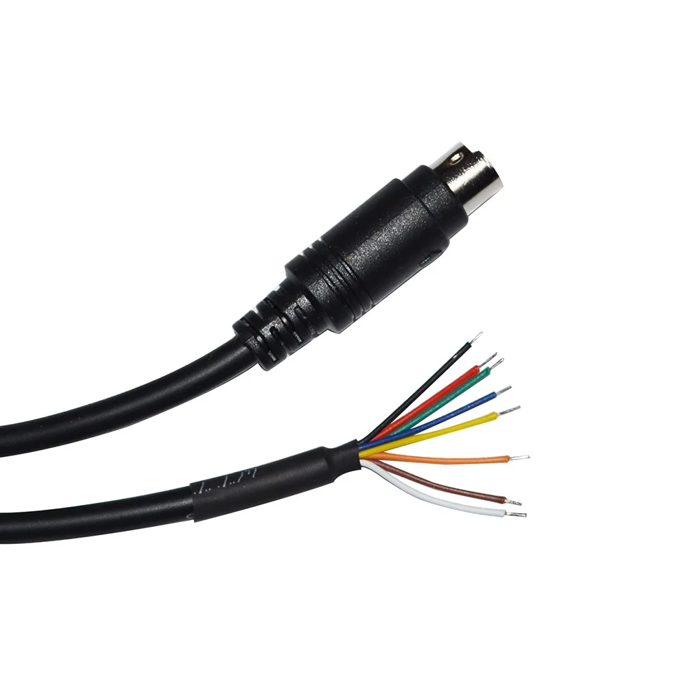 BREAKOUT CABLE YAESU CT-62 CAT CABLE MD8 8 PIN MINI DIN MALE SERIAL ADAPTER FOR YAESU BAND DATA ...