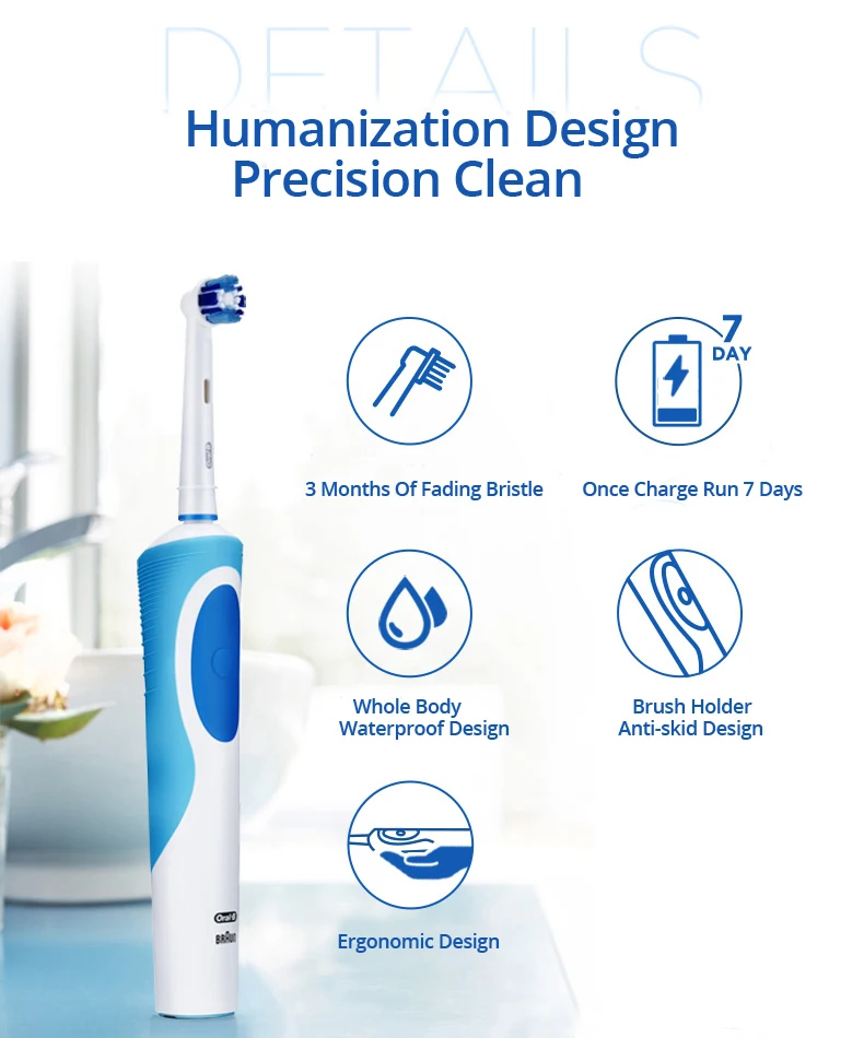 Oral B Vitality Smart Timer Электрическая зубная щетка | AliExpress