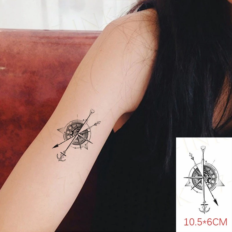 Simple Compass Tattoos Wrist