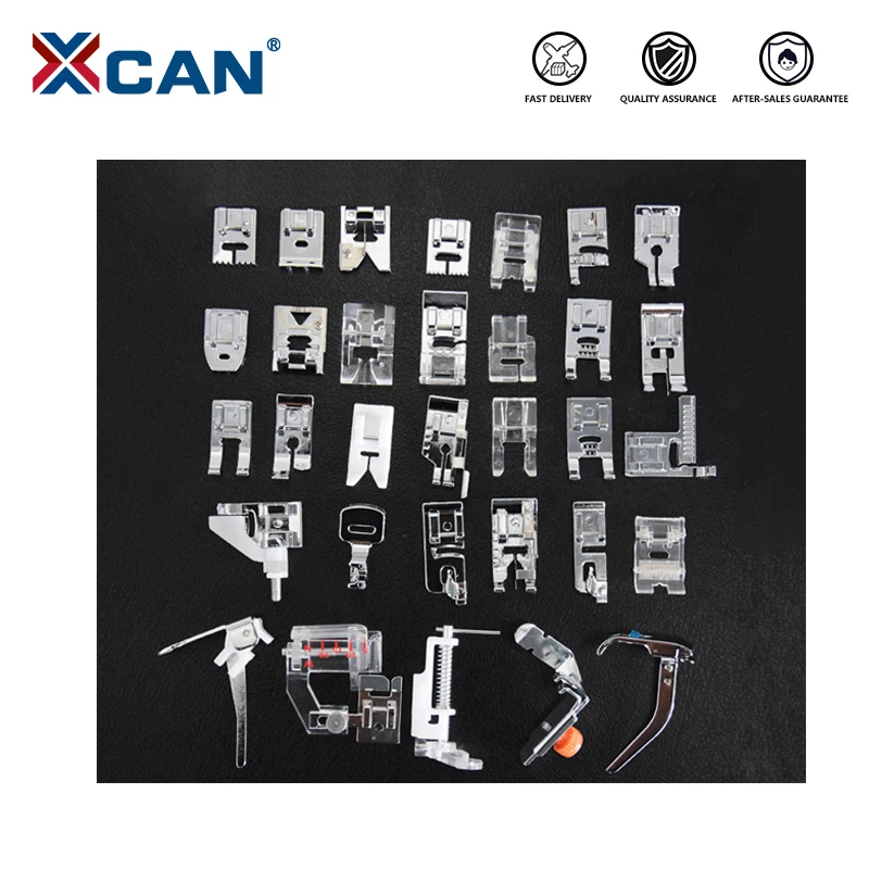 XCAN 32pcs Sewing Machine Foot Presser Feet Set For Brother Singer ...