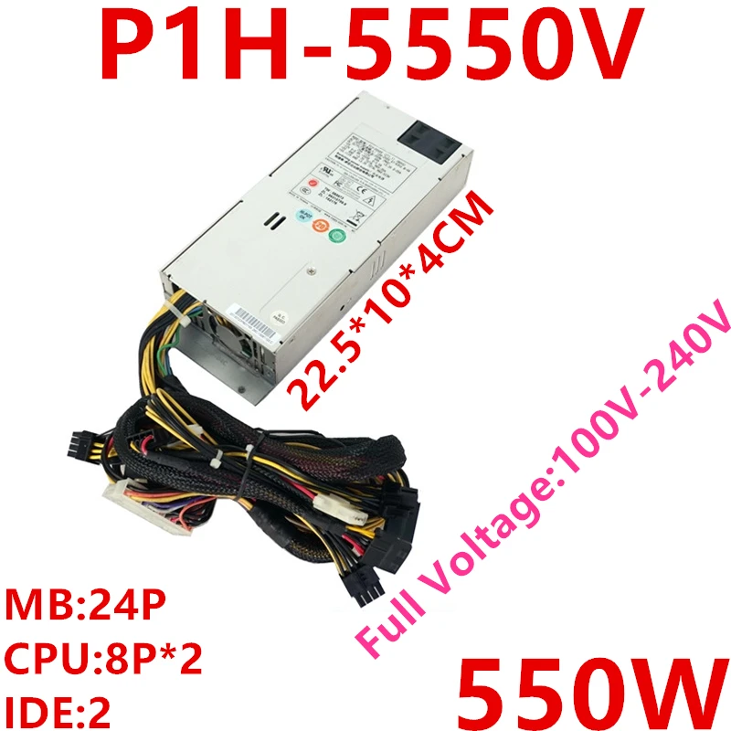 Original PSU For Emacs 1U 550W Switching Power Supply P1H-5550V ( ZT1.1 ...