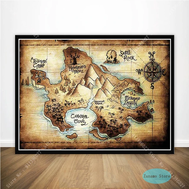 Neverland Map Printable