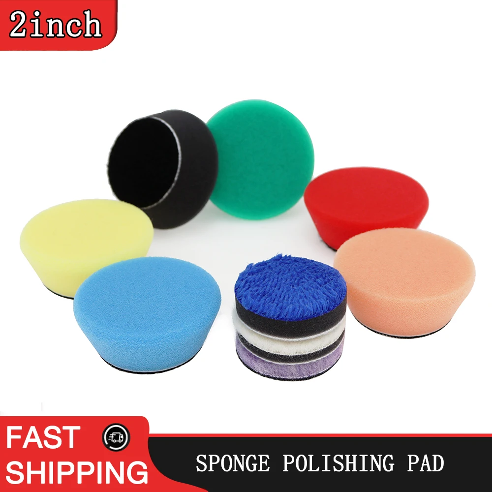 2 inch polishing wheel car coarse, medium and fine grinding pads, RO/DA ...