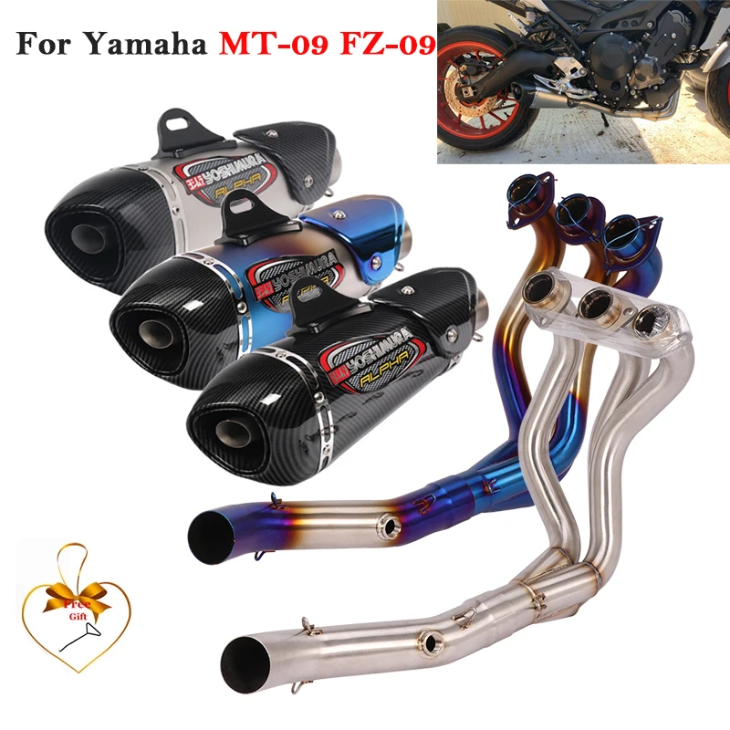 For-Yamaha-MT-09-FZ-09-MT09-FZ09-Full-Systems-Motorcycle-Yoshimura ...