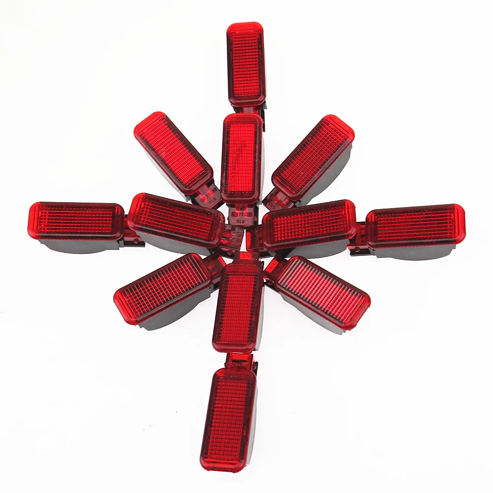 SCJYRXS 12 Pcs Red Door Panel Interior Red Warning Light 8KD947411 8KD ...