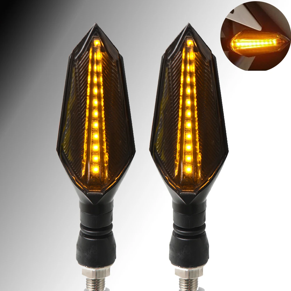 Universal-motorcycle-Turn-Signal-Light-Flashing-12-LED-lights-For ...