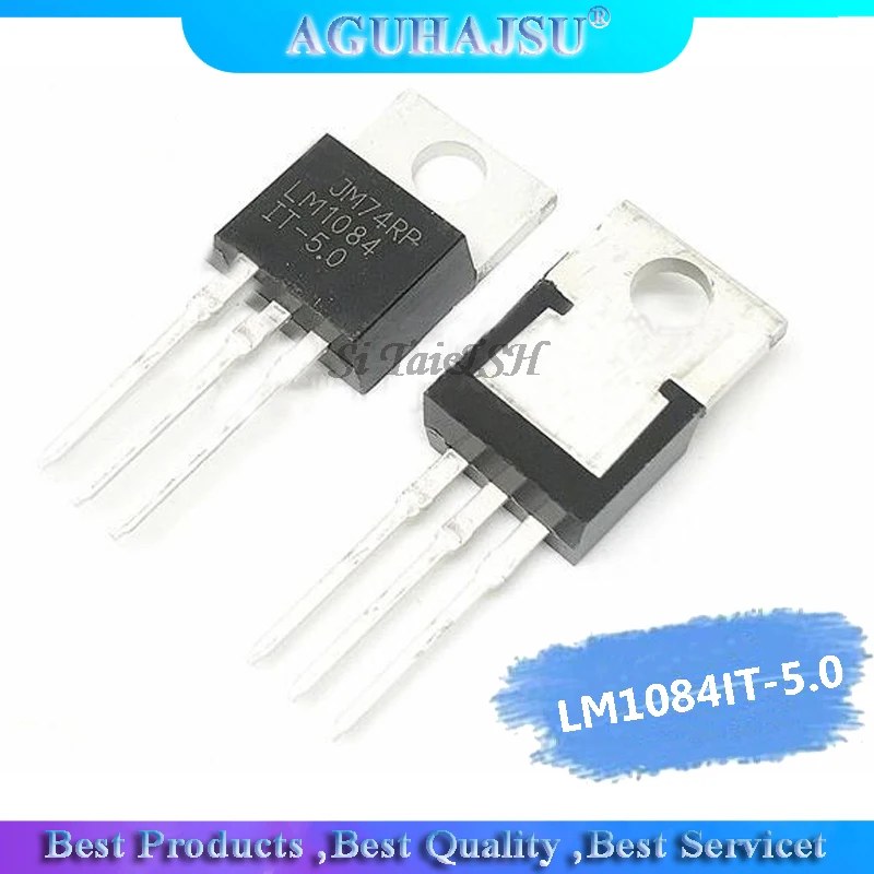 10PCS LM1084IT 5.0 TO220 LM1084 5.0 LM1084T 5.0 5V 5A TO 220 전압 조정기 ...