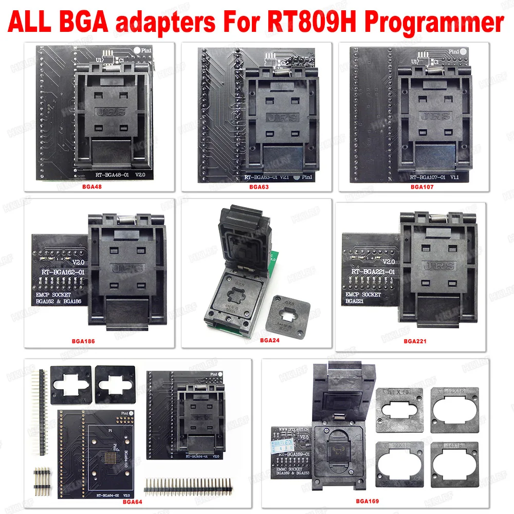 100% Original Programmer Adapter BGA63 BGA64 BGA48 BGA169 BGA100 RT BGA63 01 RT BGA64 01 RTBGA ...