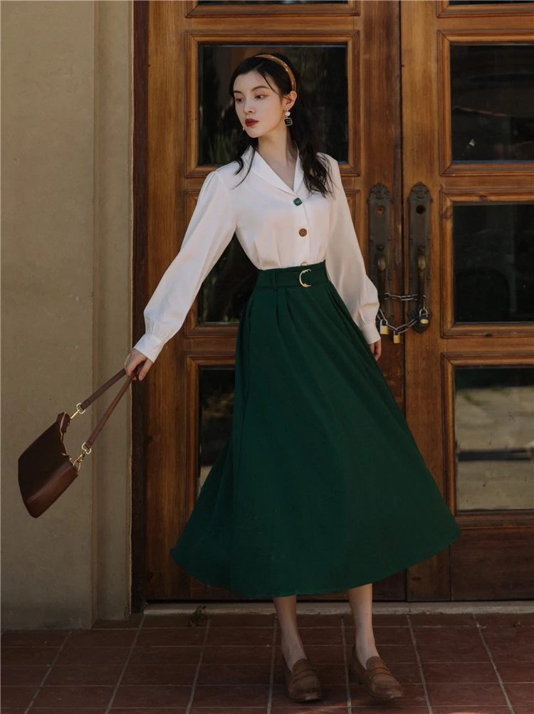 Modern Vintage Dresses Green