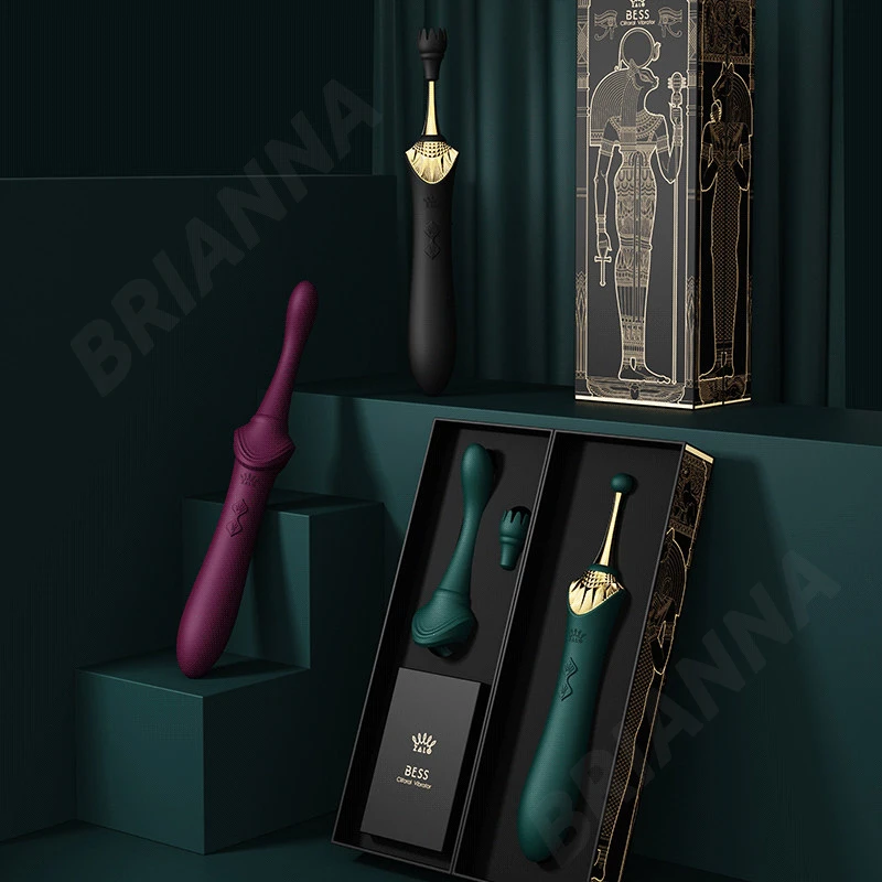 ZALO BESS G spot vibrator exquisite soft silicone clitoral stimulation usb Double motor Retro ...