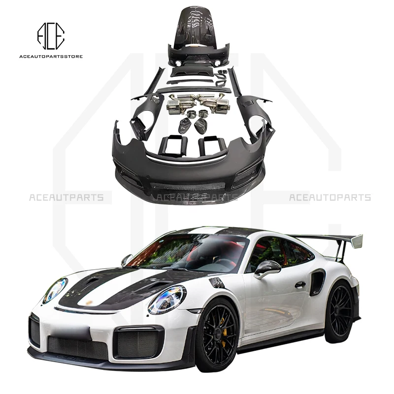 Car-Body-Kit-para-Porsche-911-Gt2Rs-estilo-Cf-Frp-p-ra-choques ...