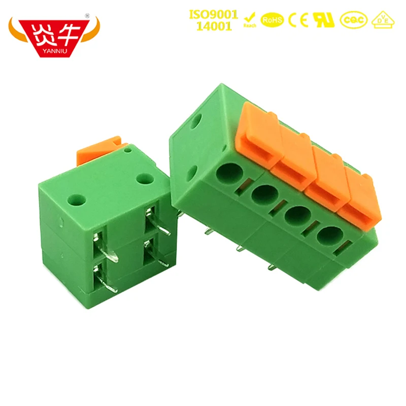 KF142R 5.08 2P ~ 12P PCB SPRING TERMINAL BLOCKS DG142R 5.08mm 2PIN ...