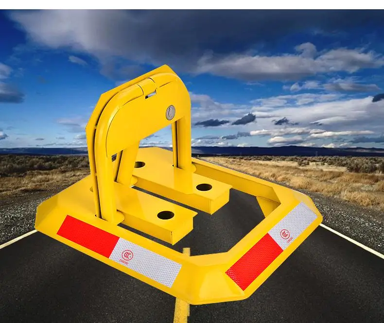 Car Parking Blocker, Lock Bollard post car Parking Barrier, Manual ...