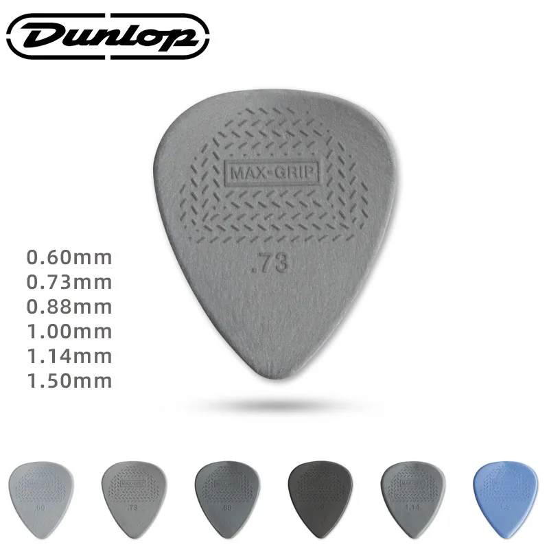 Dunlop-Pick-449R-MAX-GRIP-nylon-non-slip-acoustic-guitar-pick-Thickness ...