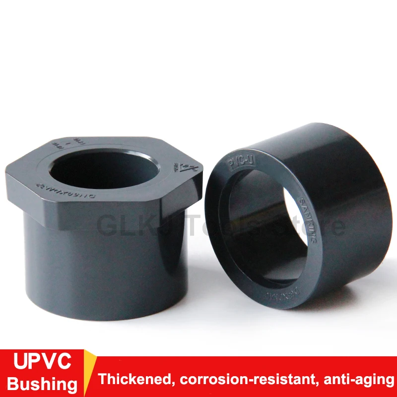 1pc 20 25 32 40 50mm Upvc Reducing Bushing Pipe Connector Adapter ...