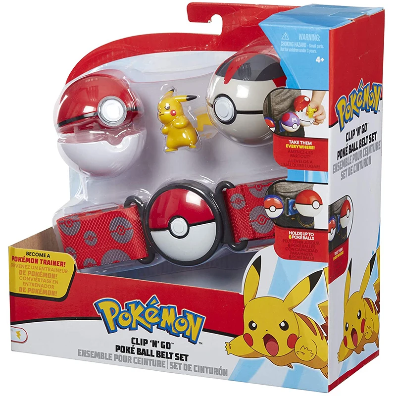 Original Pokemon toys Pokeball With Belt Action Figure Model Toys ...
