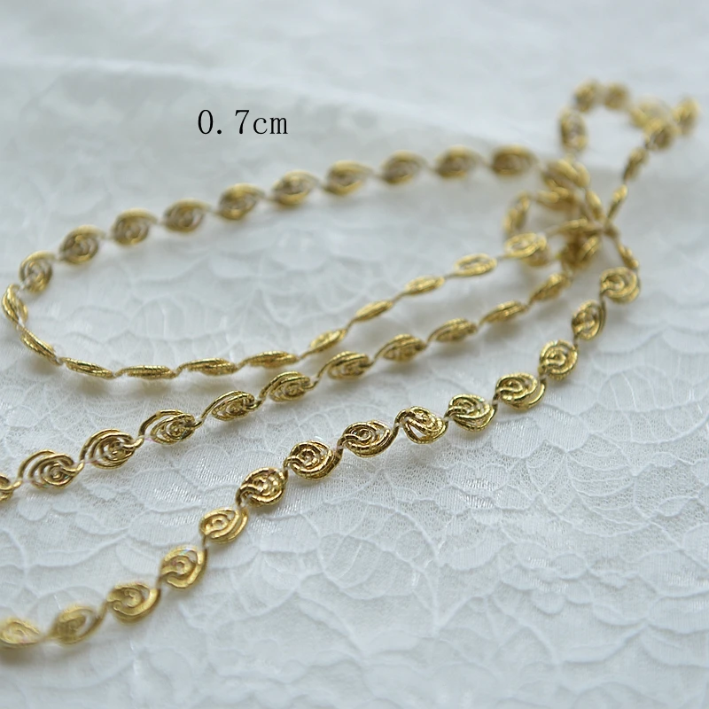 Fabric Ribbon Sewing Gold | Lace Clothes Accessories | Ribbon Sewing ...