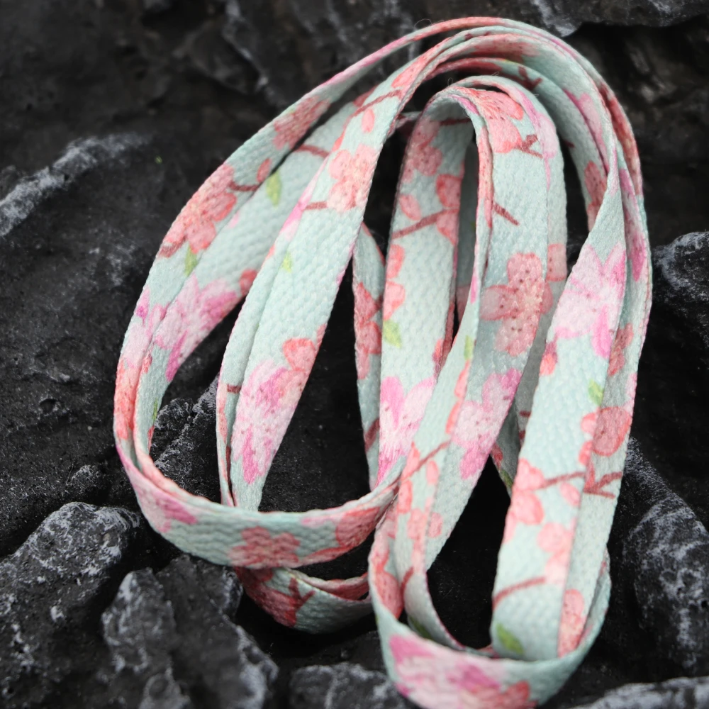 Lacet,Lacets AF1 roses en fleurs de cerisier pour femme, 5 styles ...