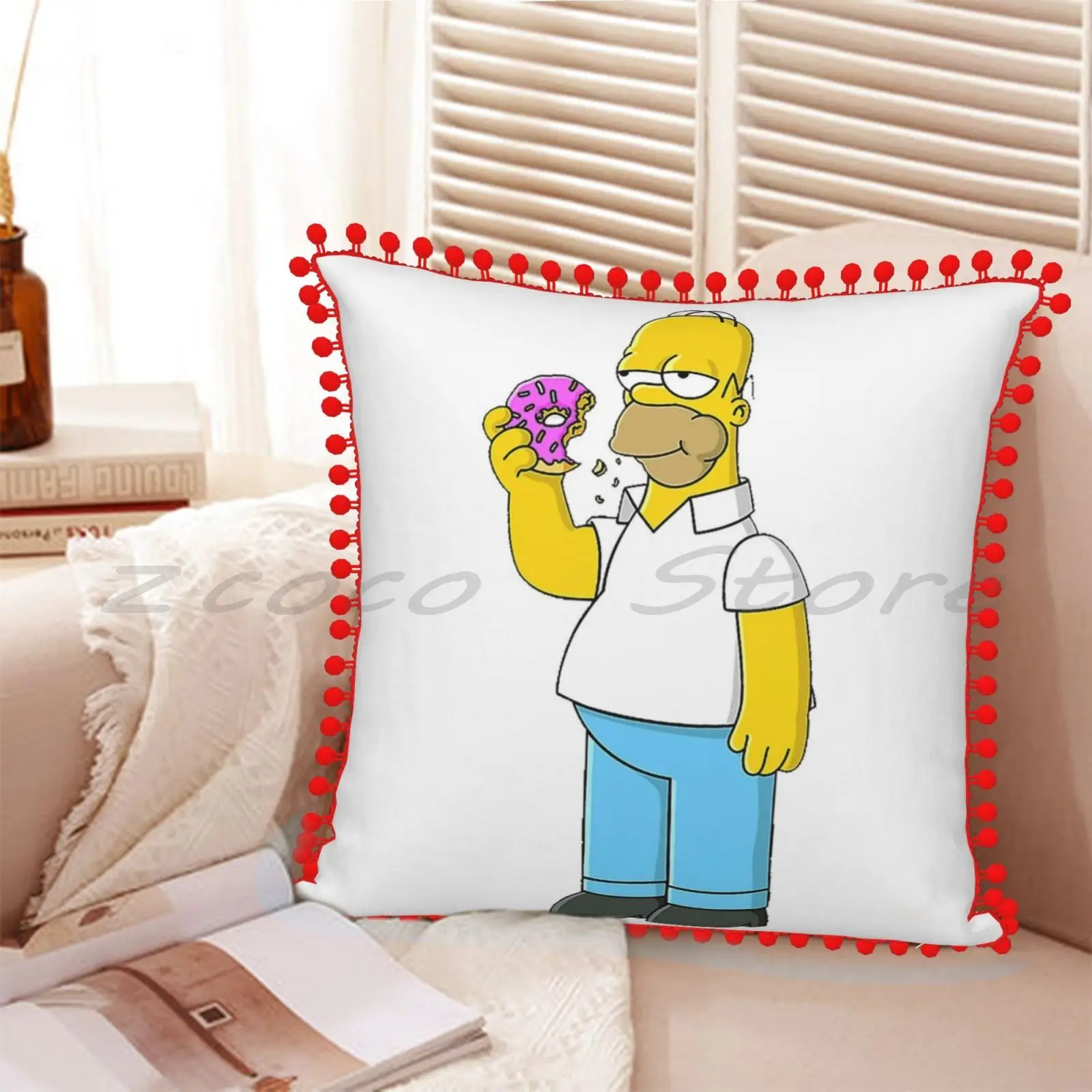 Simpsons Donut Pillow