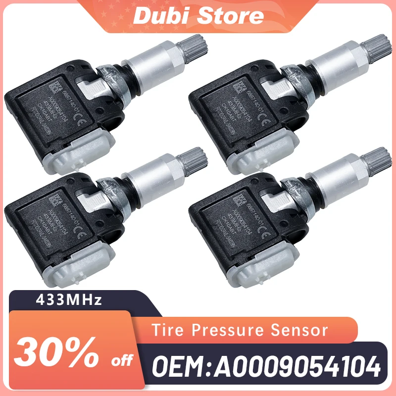 Oem A0009054104 New 4x/1pc Tpms Tire Pressure Sensor For Mercedes-benz ...