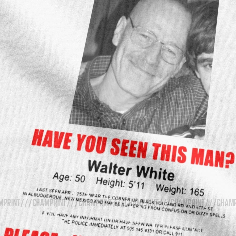 Walter White Missing Poster