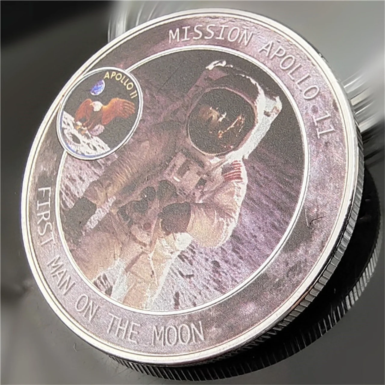 Moon Space Mission Coins