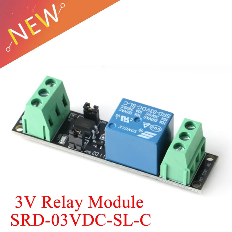 1 Channel DC 3V Relay High Level Driver Module Optocoupler Relay Module ...