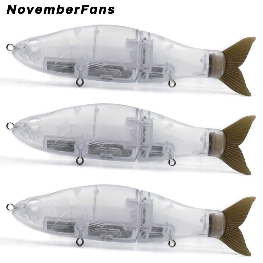 NovemberFans-5pcs-lot-Unpainted-Glide-Shad-Swimbait-16-5cm-Float ...