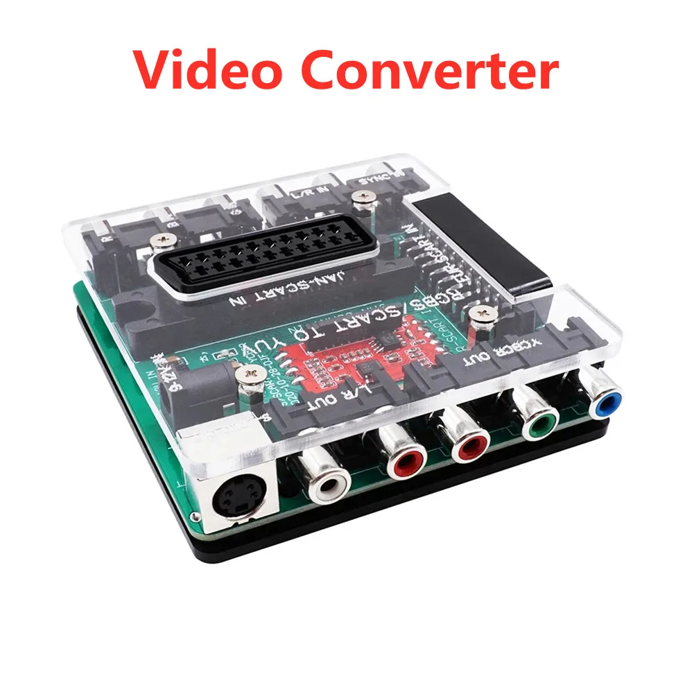 SCART RGBS to YUV YCBCR Video Converter SCART (EUR) & SCART (JAP) to ...